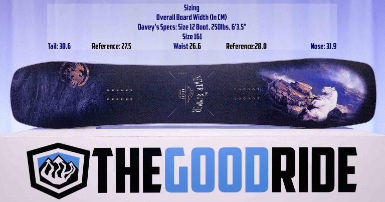 Never Summer Nokhu Snowboard Review (with video)