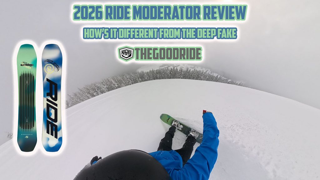 Ride Moderator 2026 Snowboard Review