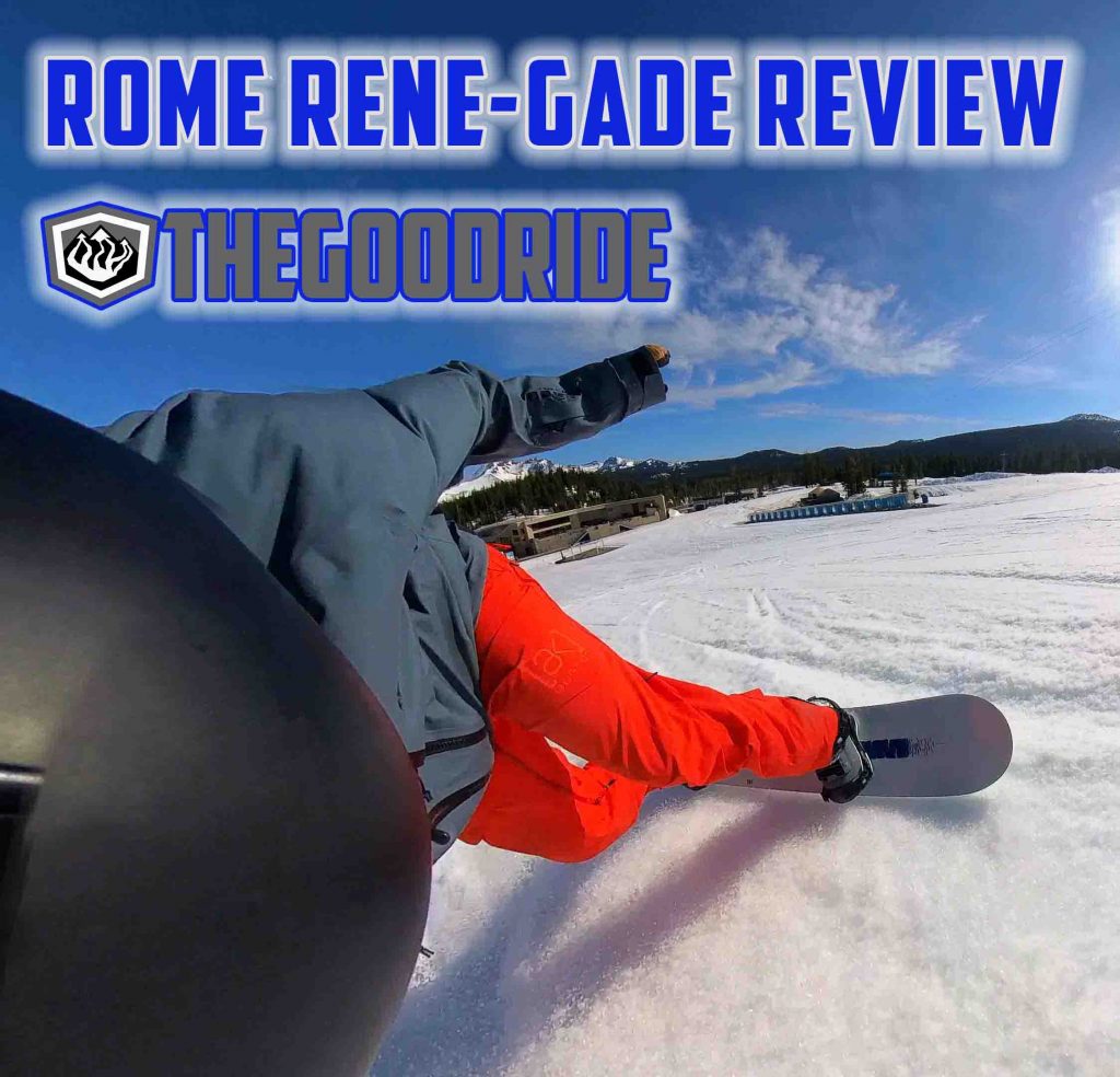 Rome Rene-Gade 2024-2025 Snowboard Review (with video)