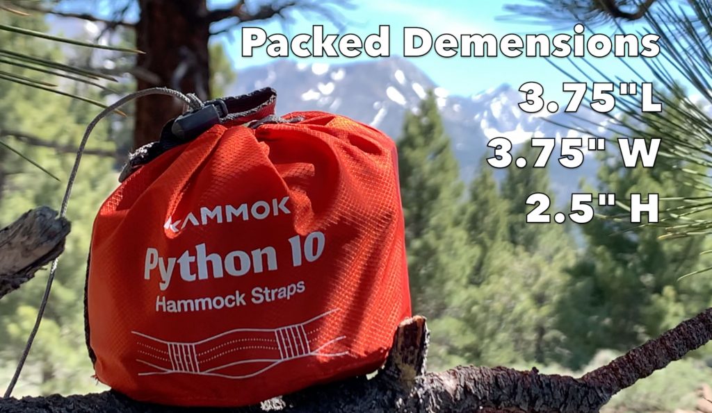 Kammok Python 10 Hammock Straps Review - The Good Ride
